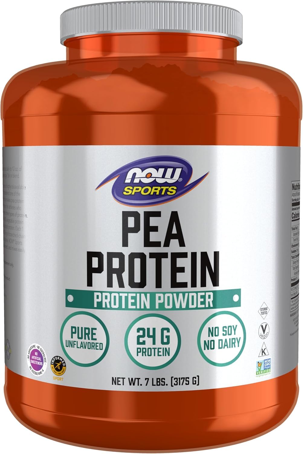 NOW Sports pea protein powder bulk