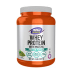 Now Sports whey protein matcha powder