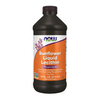 NOW sunflower lecithin liquid supplement