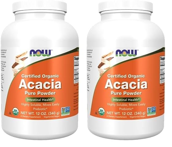 NOW Supplements Acacia Pure Powder
