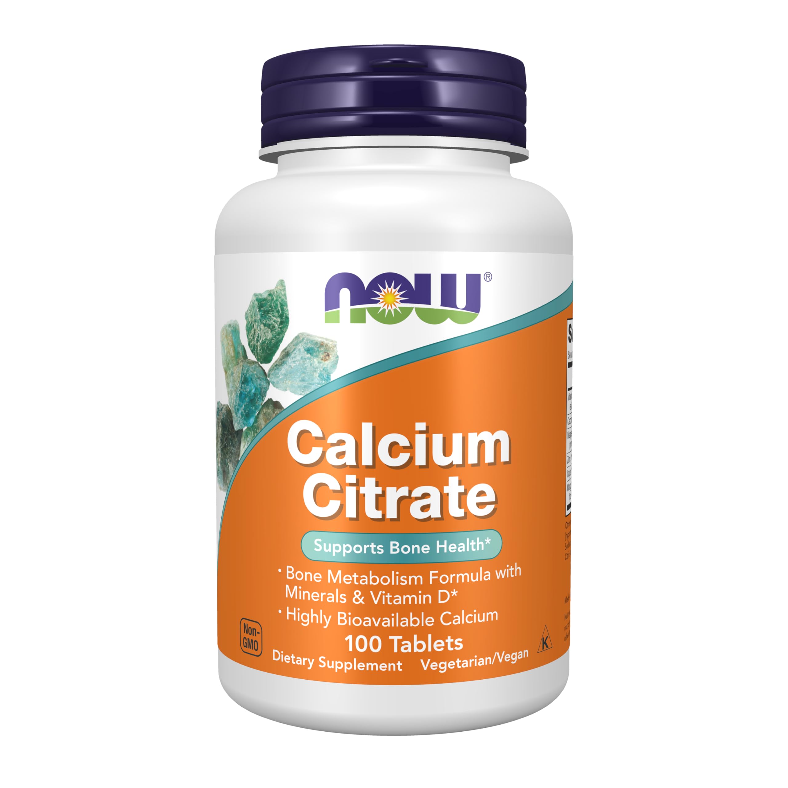 NOW Supplements calcium citrate tablets