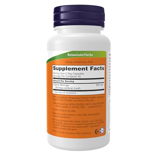 NOW Supplements moringa benefits
