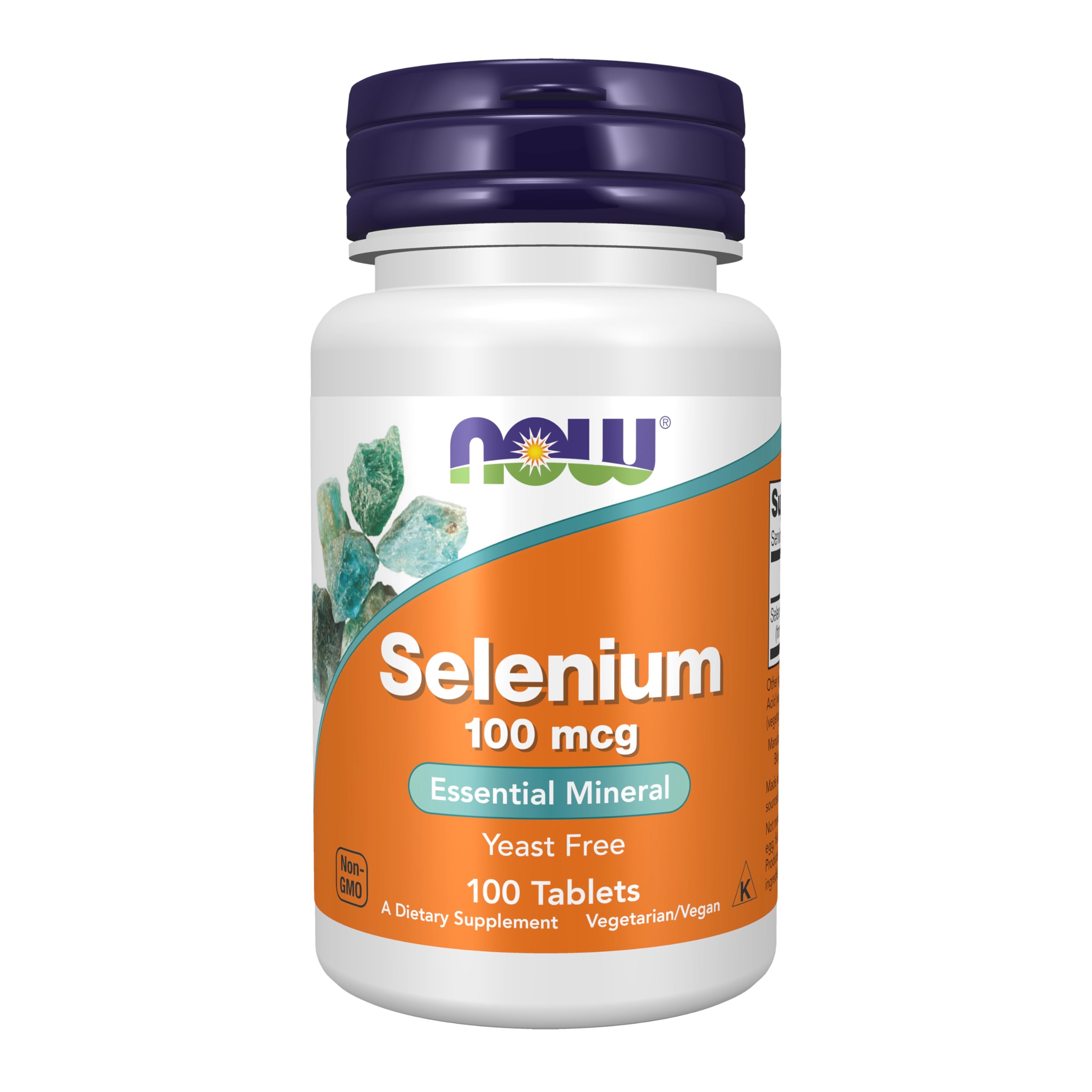 NOW Supplements selenium mineral tablets