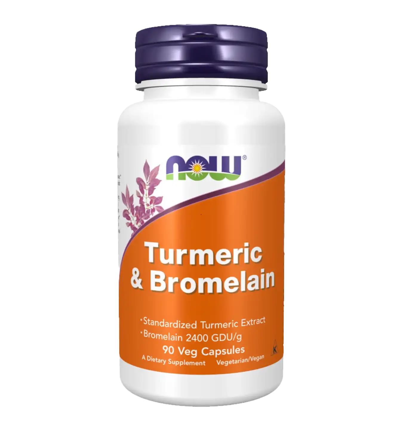 Now Turmeric & Bromelain vegetarian capsules