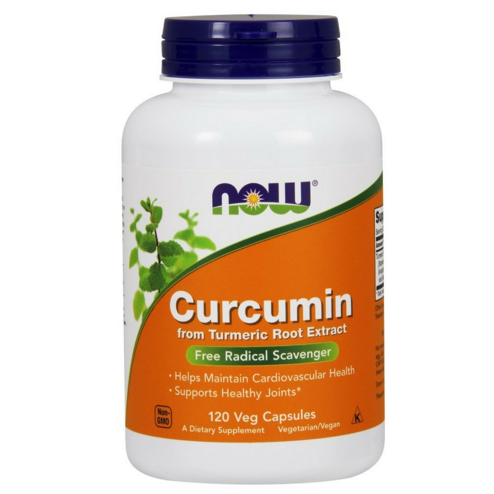 NOW turmeric capsules with black pepper