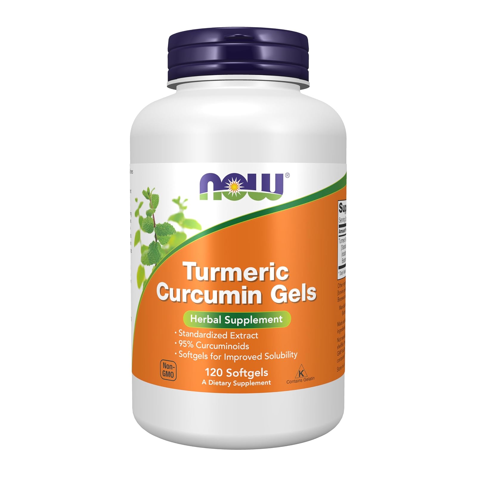 NOW turmeric curcumin softgels benefits
