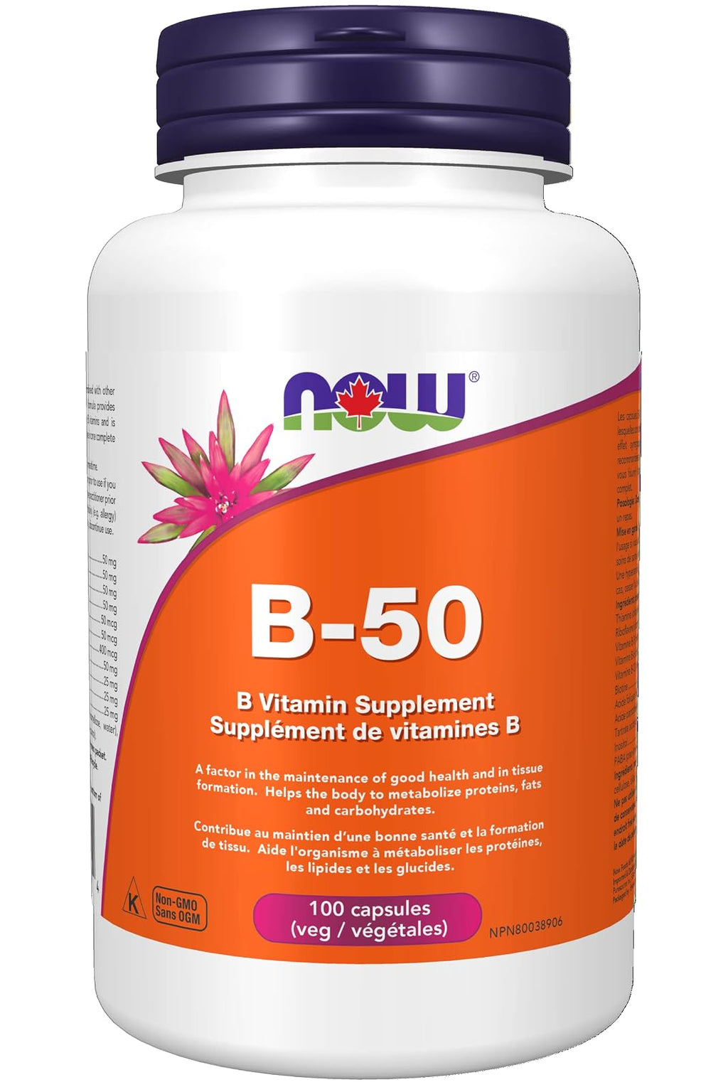 NOW Vitamin B-50 for energy support