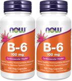 NOW Vitamin B-6 100 mg capsules