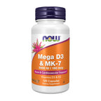 NOW vitamin D3 K2 capsules
