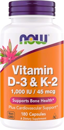 Now Vitamin D3 K2 vegetarian capsules