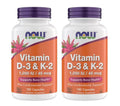 Now Vitamin D3 K2 vegetarian capsules