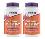 Now Vitamin D3 K2 vegetarian capsules