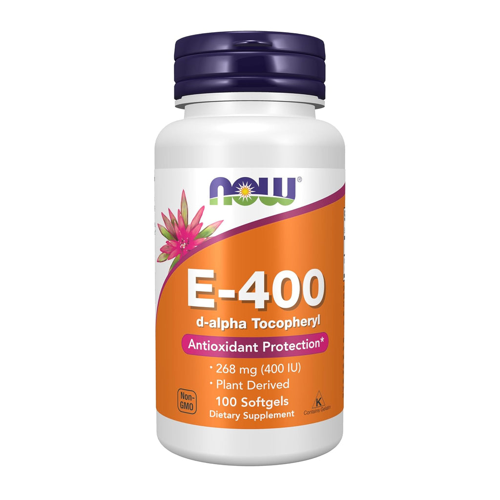 NOW vitamin E softgels for health