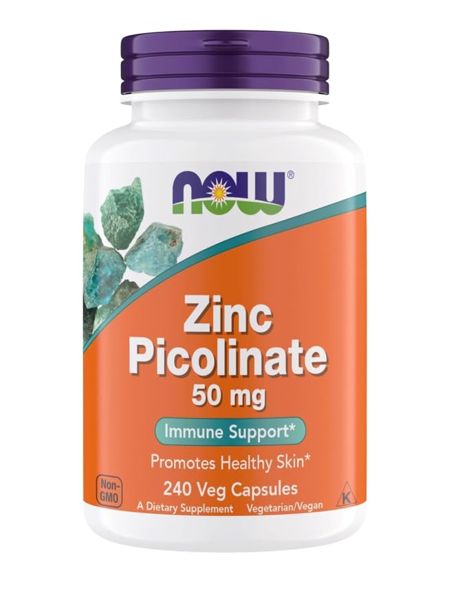 Now Zinc Picolinate 50 mg capsules