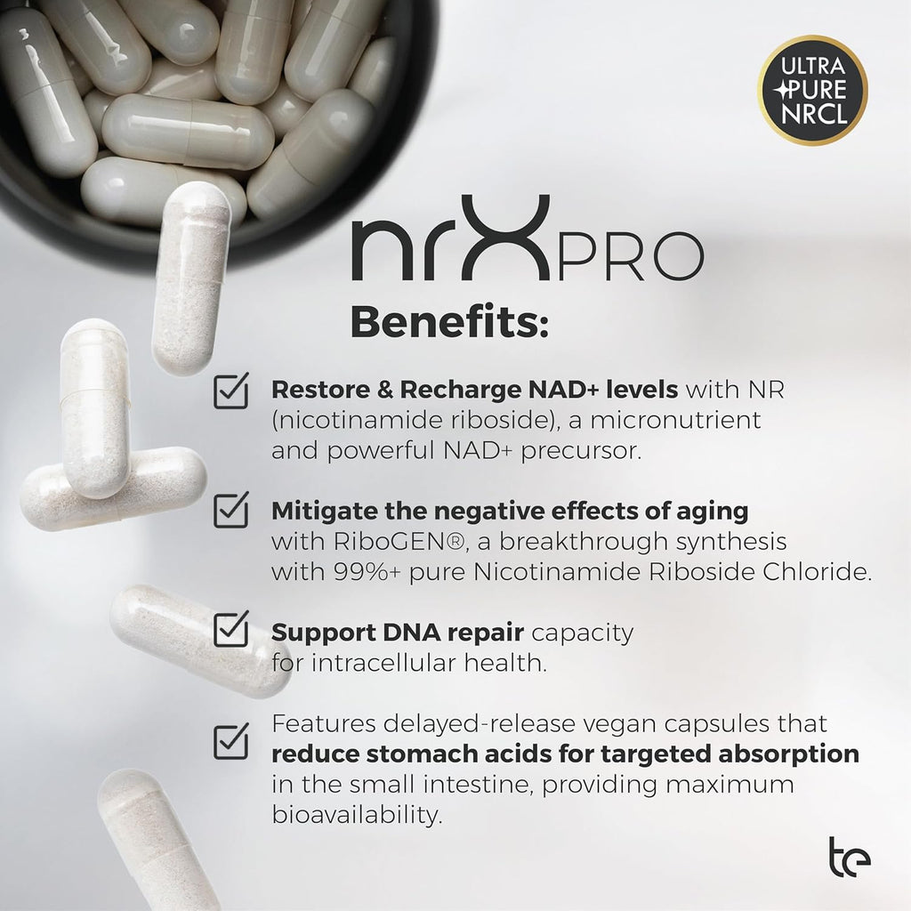 nrXPRO NAD+ capsules for vitality