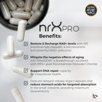 nrXPRO NAD+ capsules for vitality