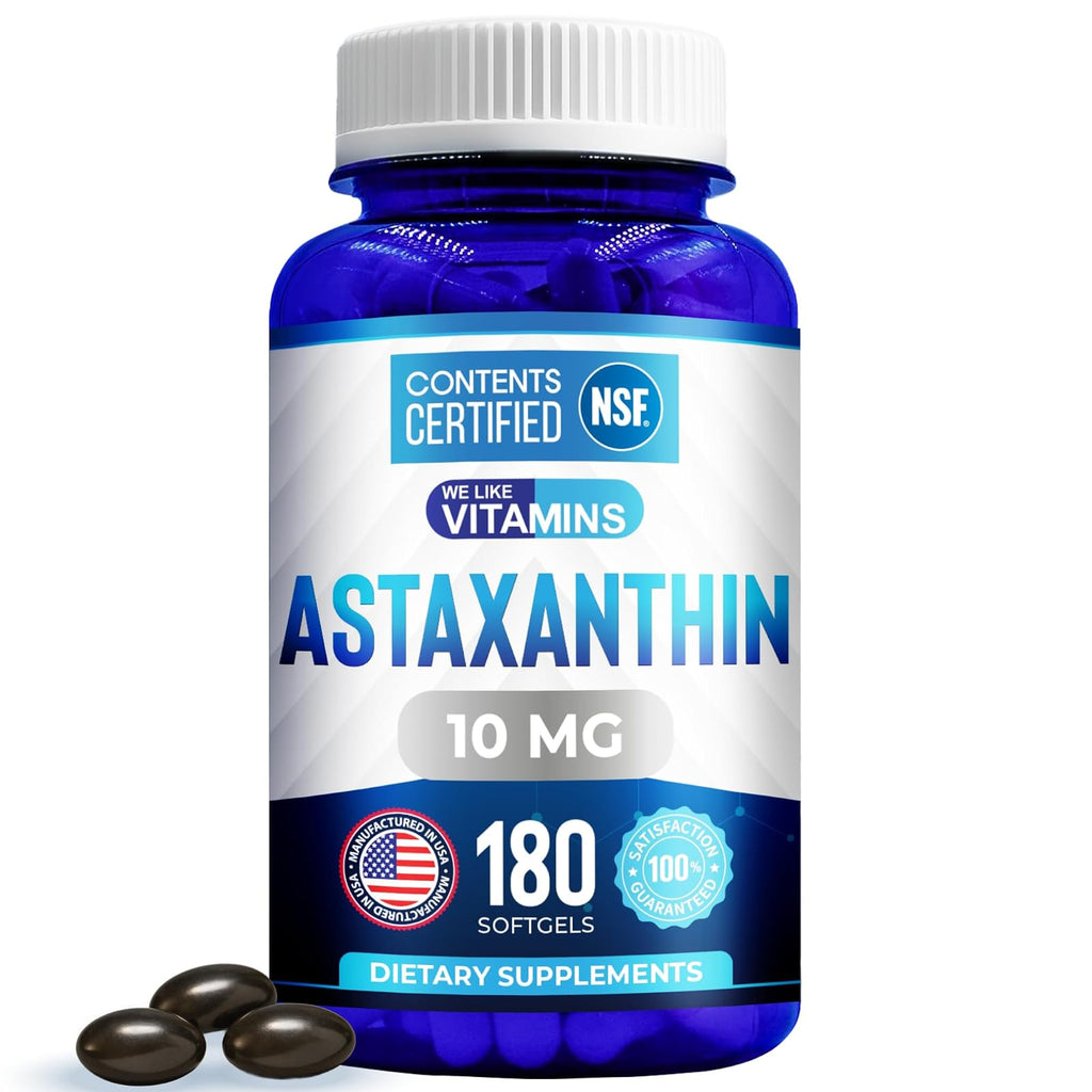 NSF Certified Astaxanthin softgels for wellness