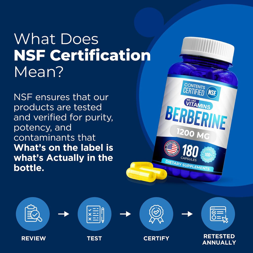 NSF certified berberine supplement