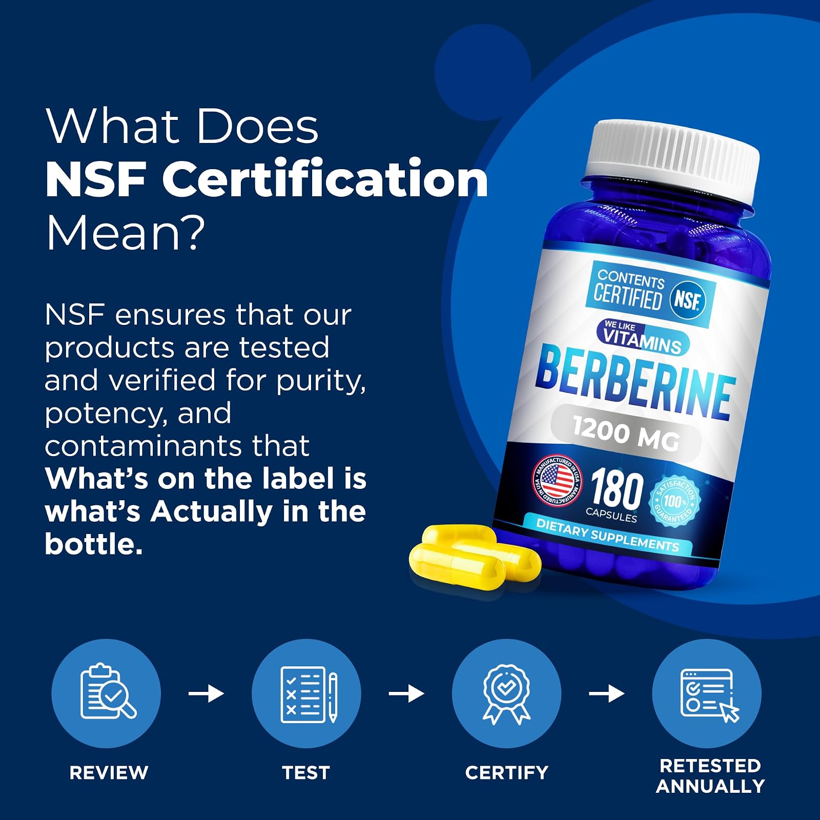 NSF certified berberine supplement