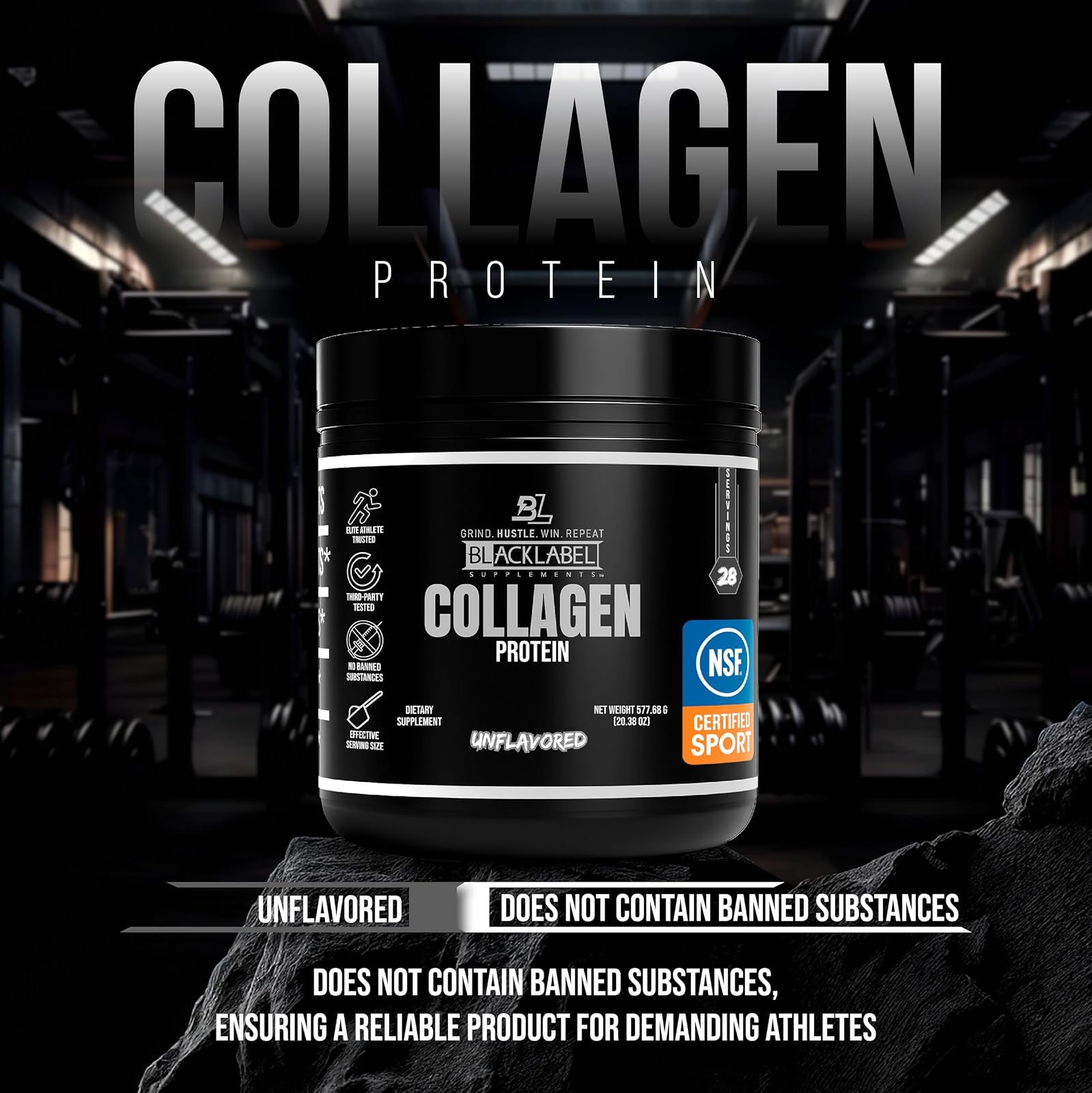 NSF certified collagen protein powder