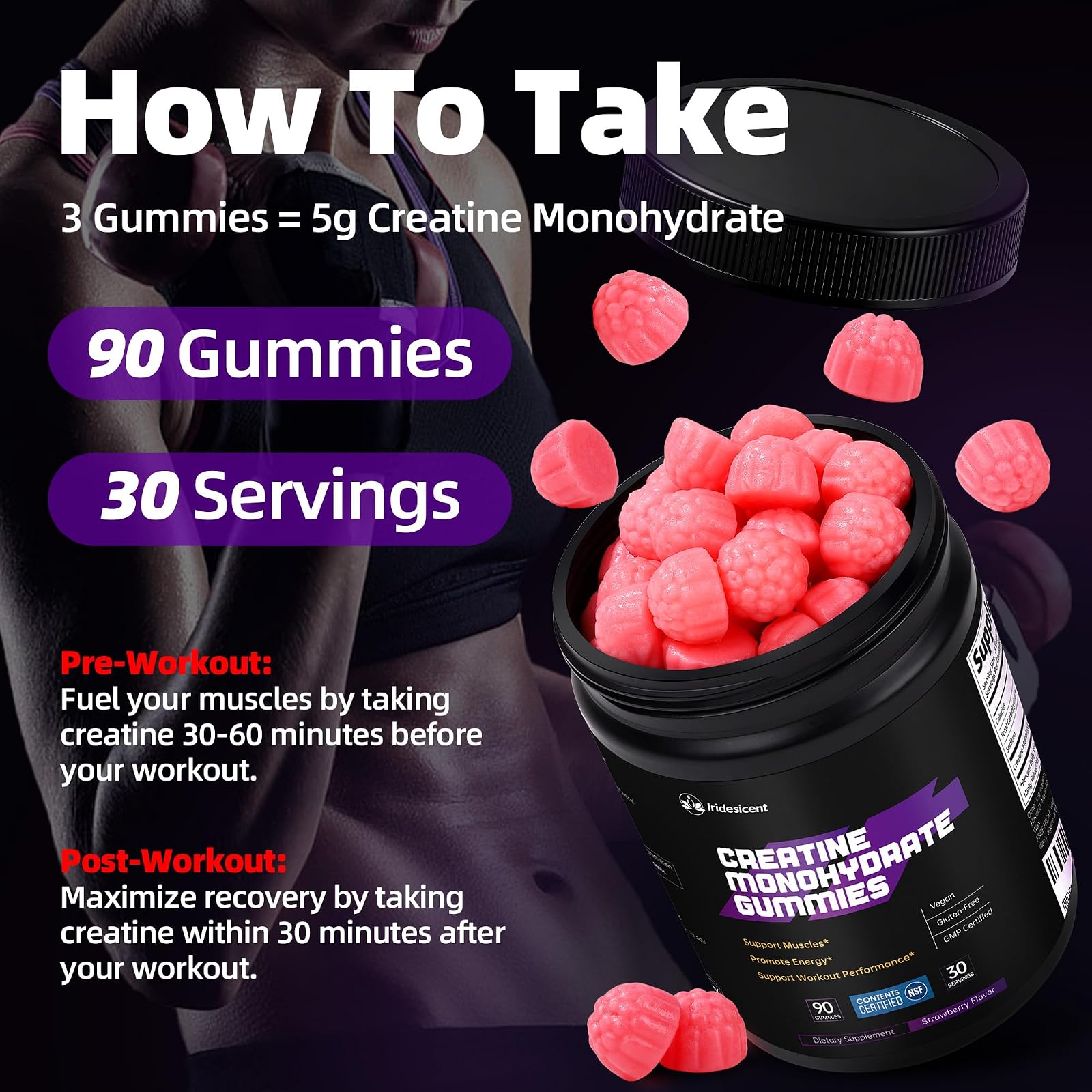 NSF certified creatine for enhanced performance