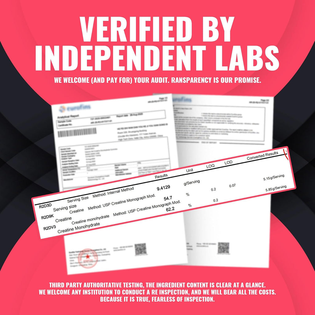 NSF Certified creatine for workout performance