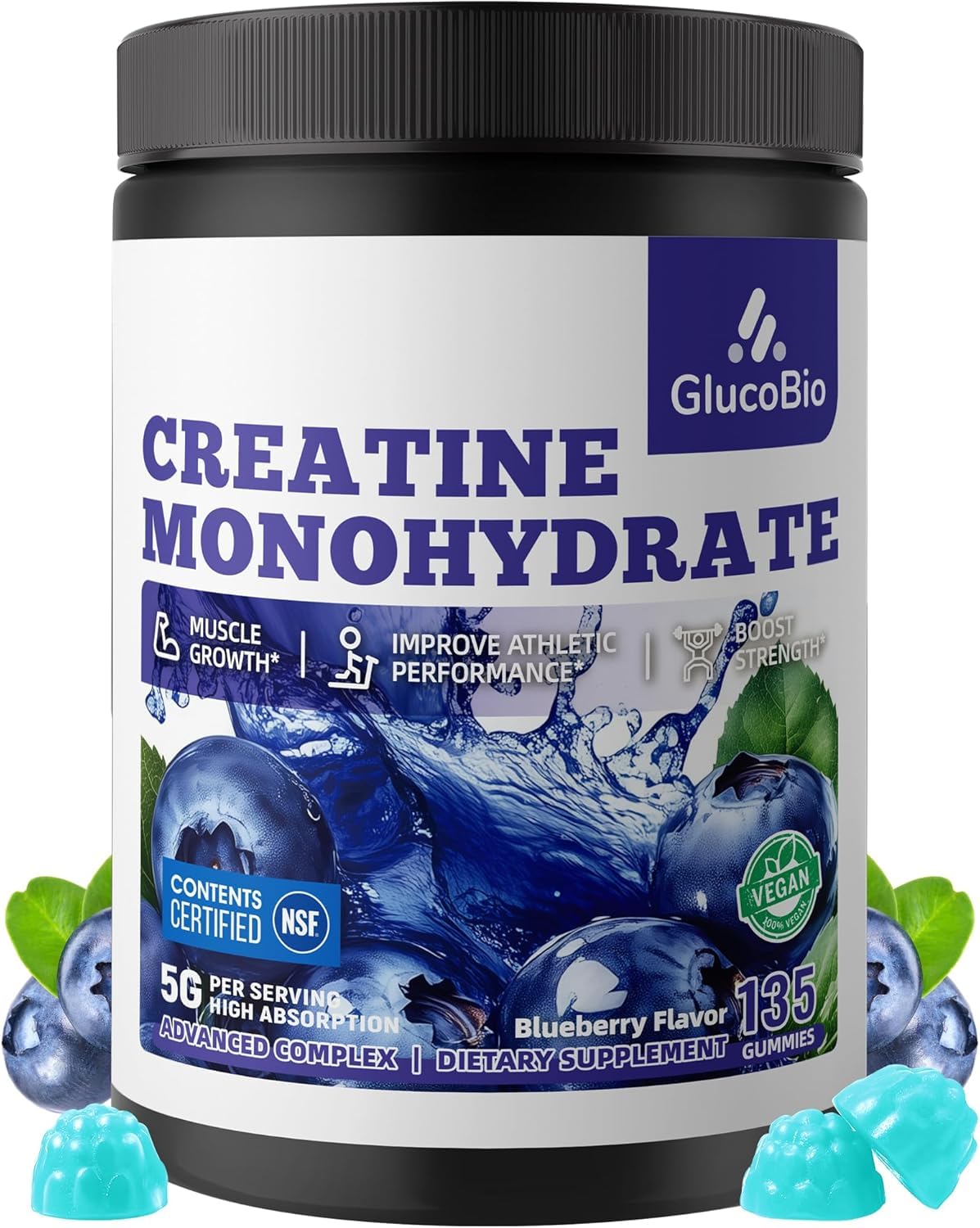 NSF Certified creatine gummies for athletes