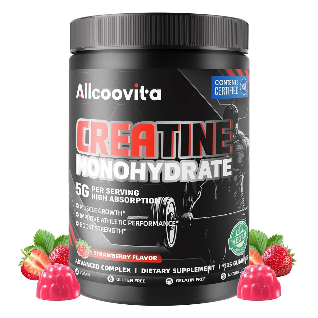 NSF certified creatine gummies strawberry