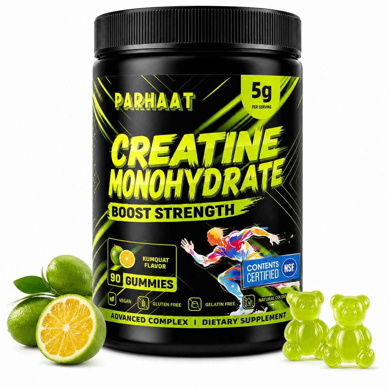 NSF Certified creatine gummy supplement