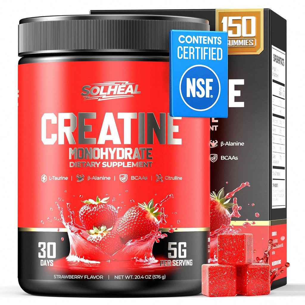 NSF creatine gummies for muscle growth