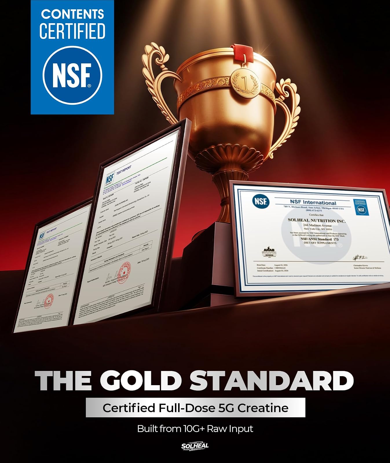 NSF gummies for athletic performance