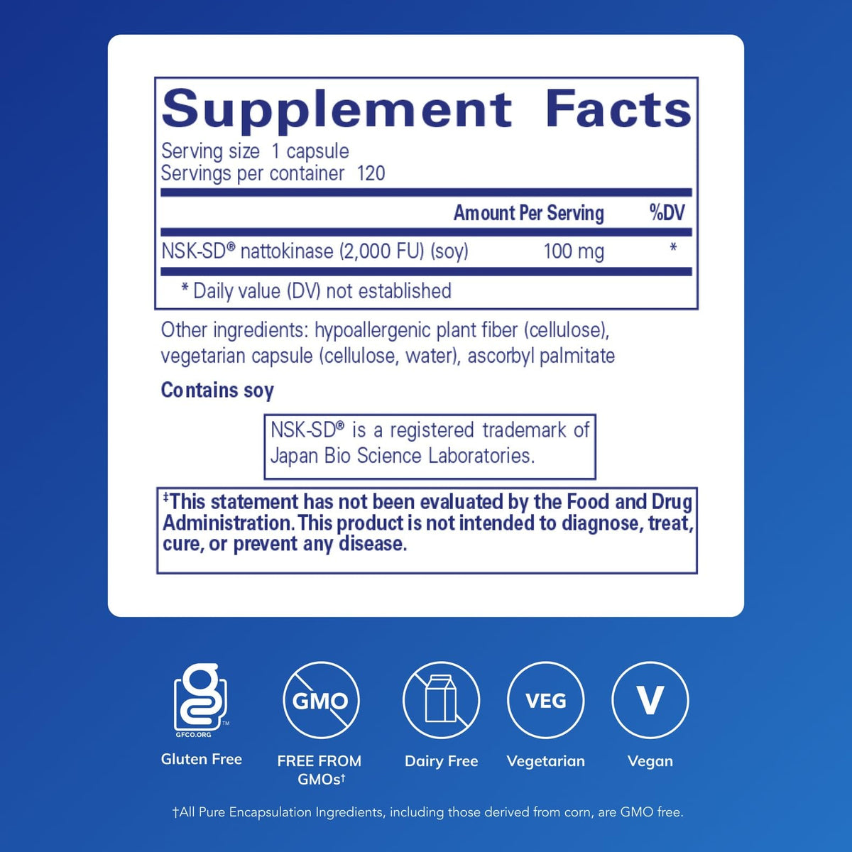 NSK-SD capsules for gut health