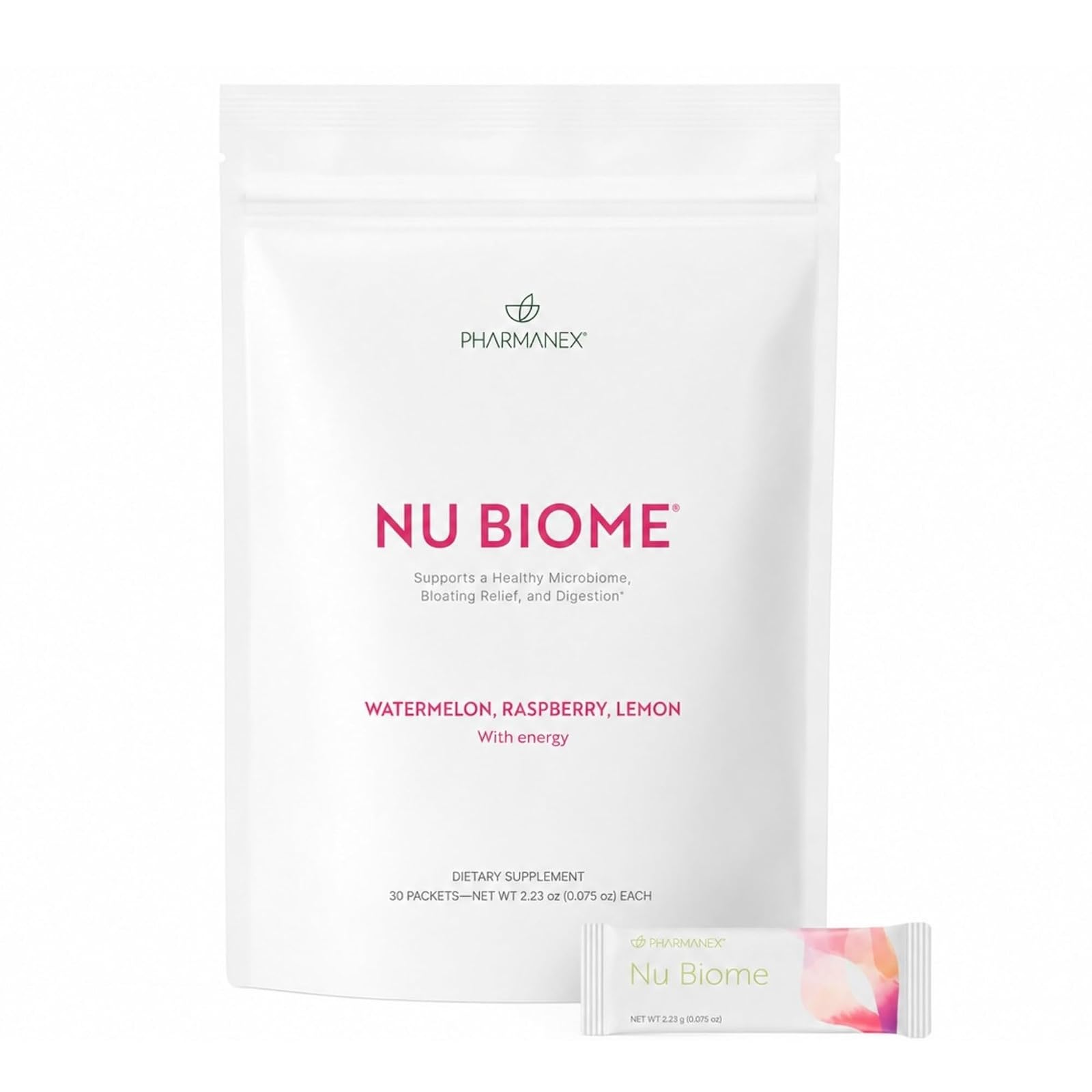 Nu Skin prebiotics watermelon raspberry flavour