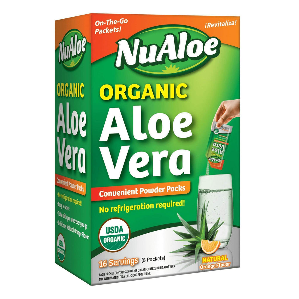 Nualoe aloe vera powder packets