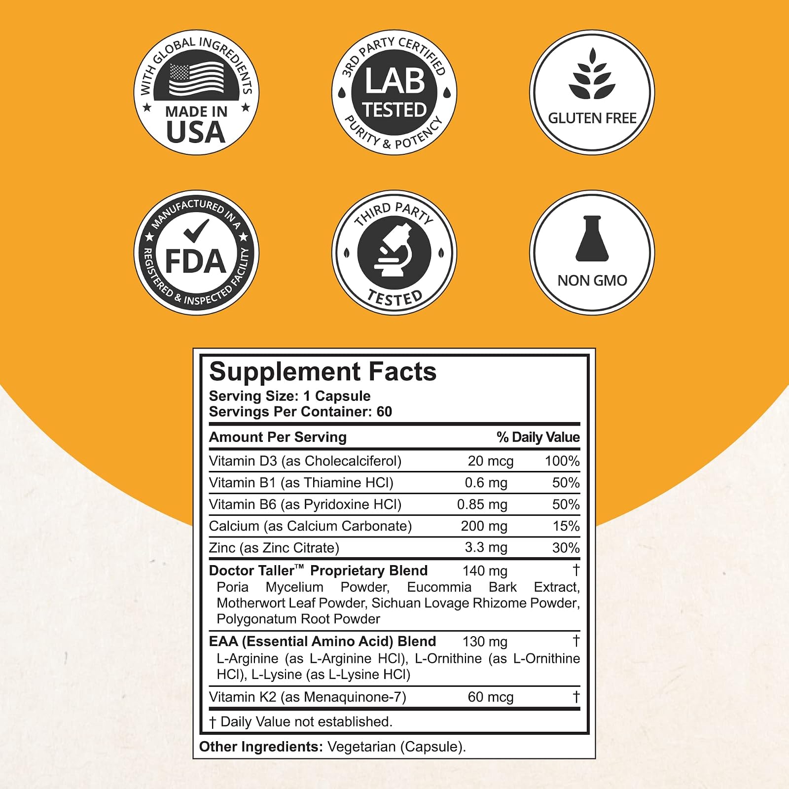 NuBest Doctor Taller calcium capsules