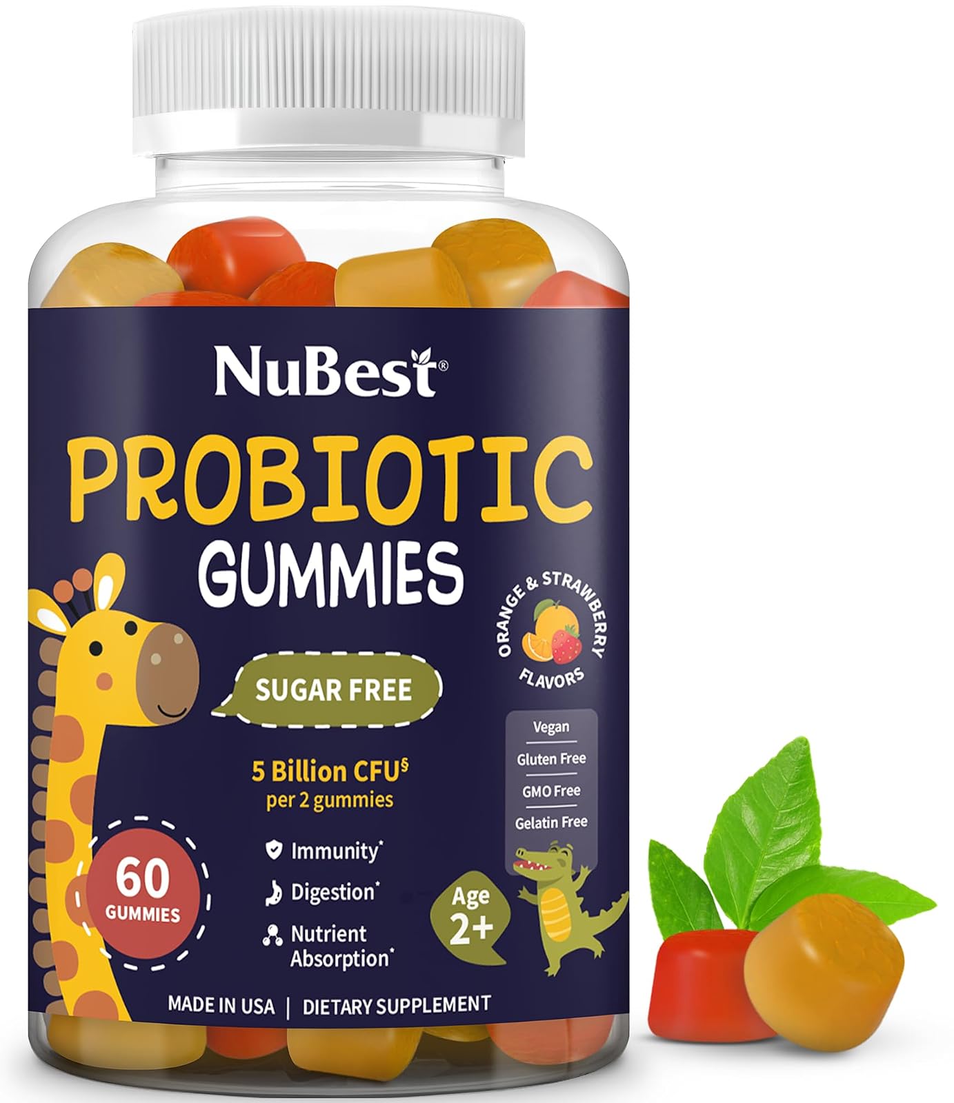 NuBest probiotic gummies for women