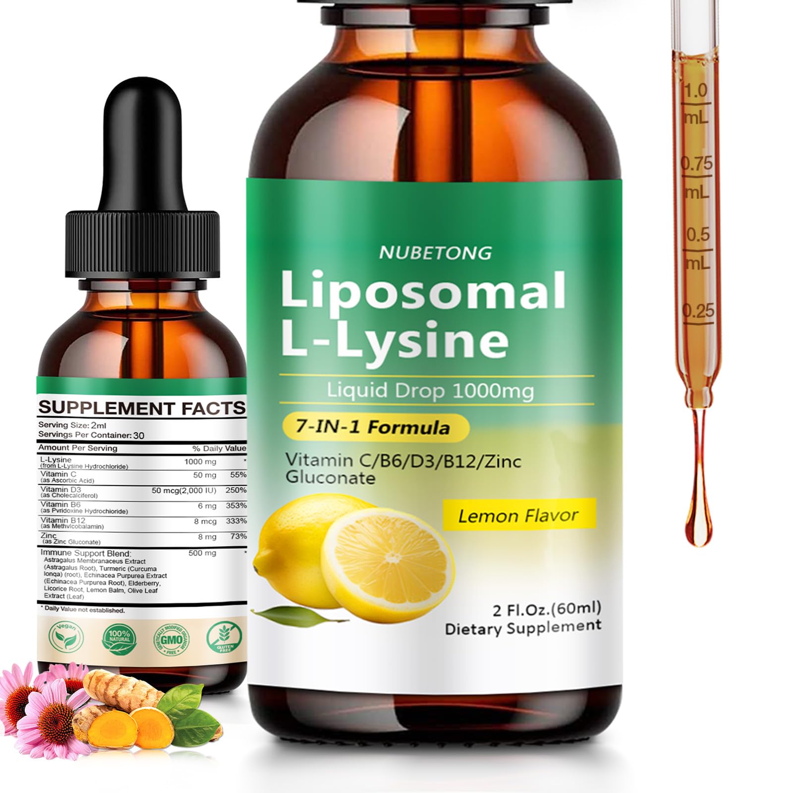 Nubetong L-Lysine liquid drops
