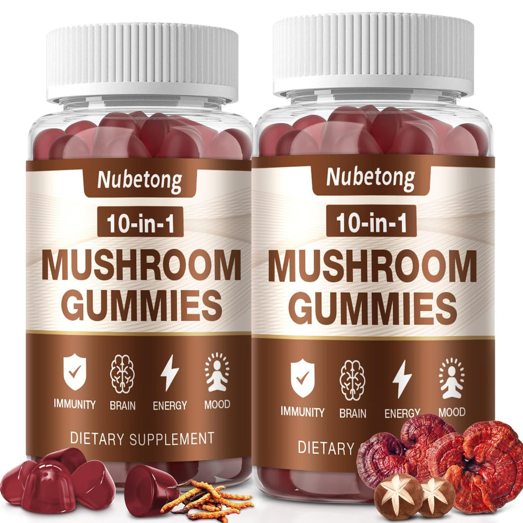 Nubetong mushroom gummies for wellness