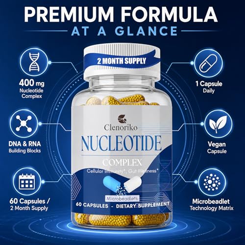 Nucleotide 400 mg capsules for active lifestyles