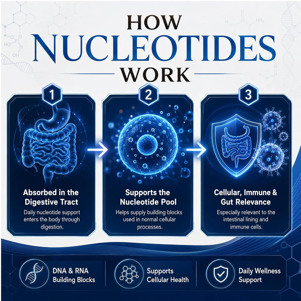 Nucleotide complex for cellular health