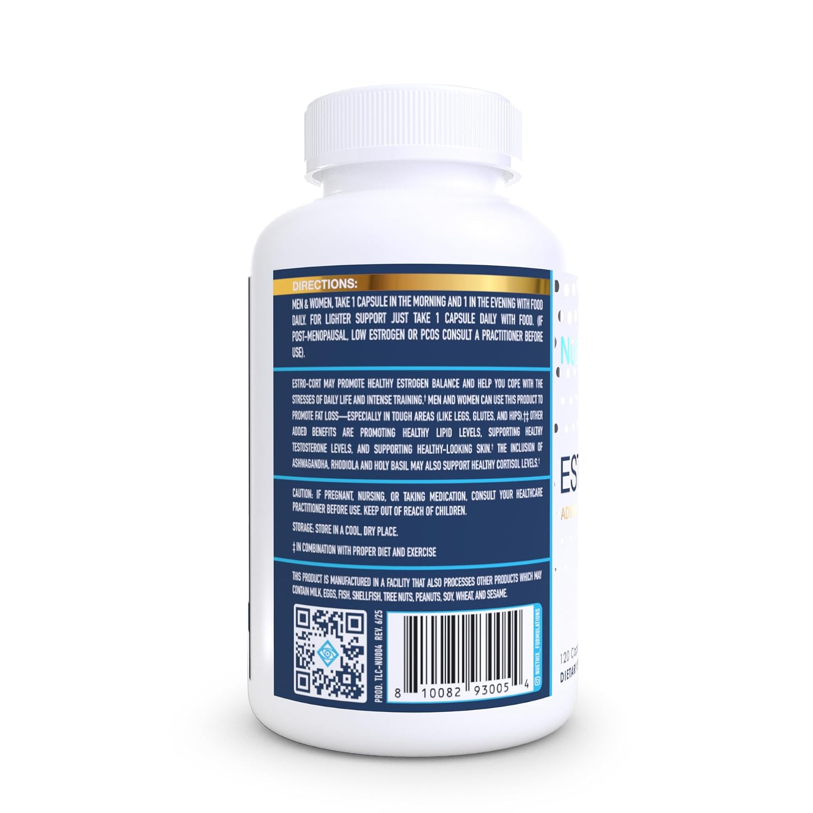 NuEthix Estro-Cort multivitamin for men