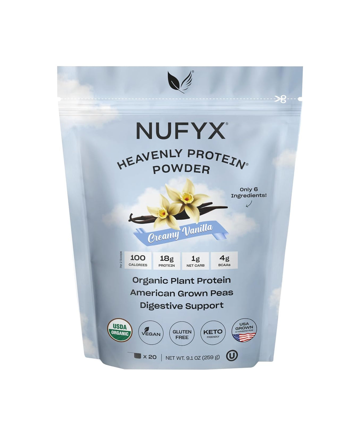 NUFYX plant based protein powder