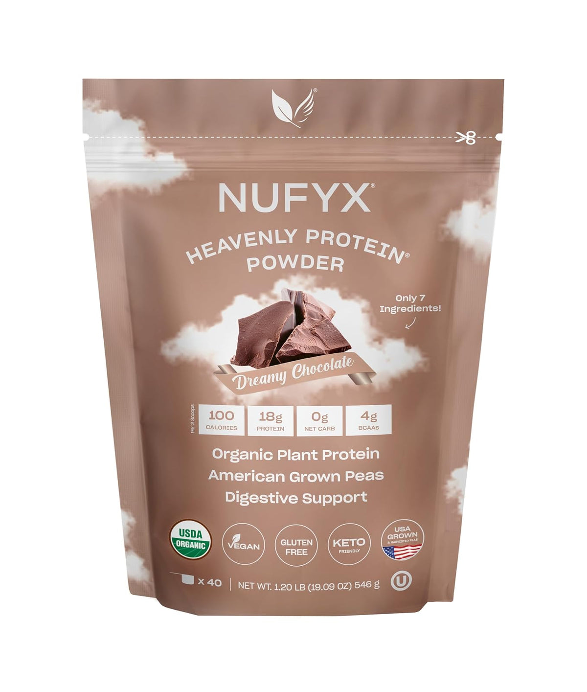 NUFYX plant based protein powder