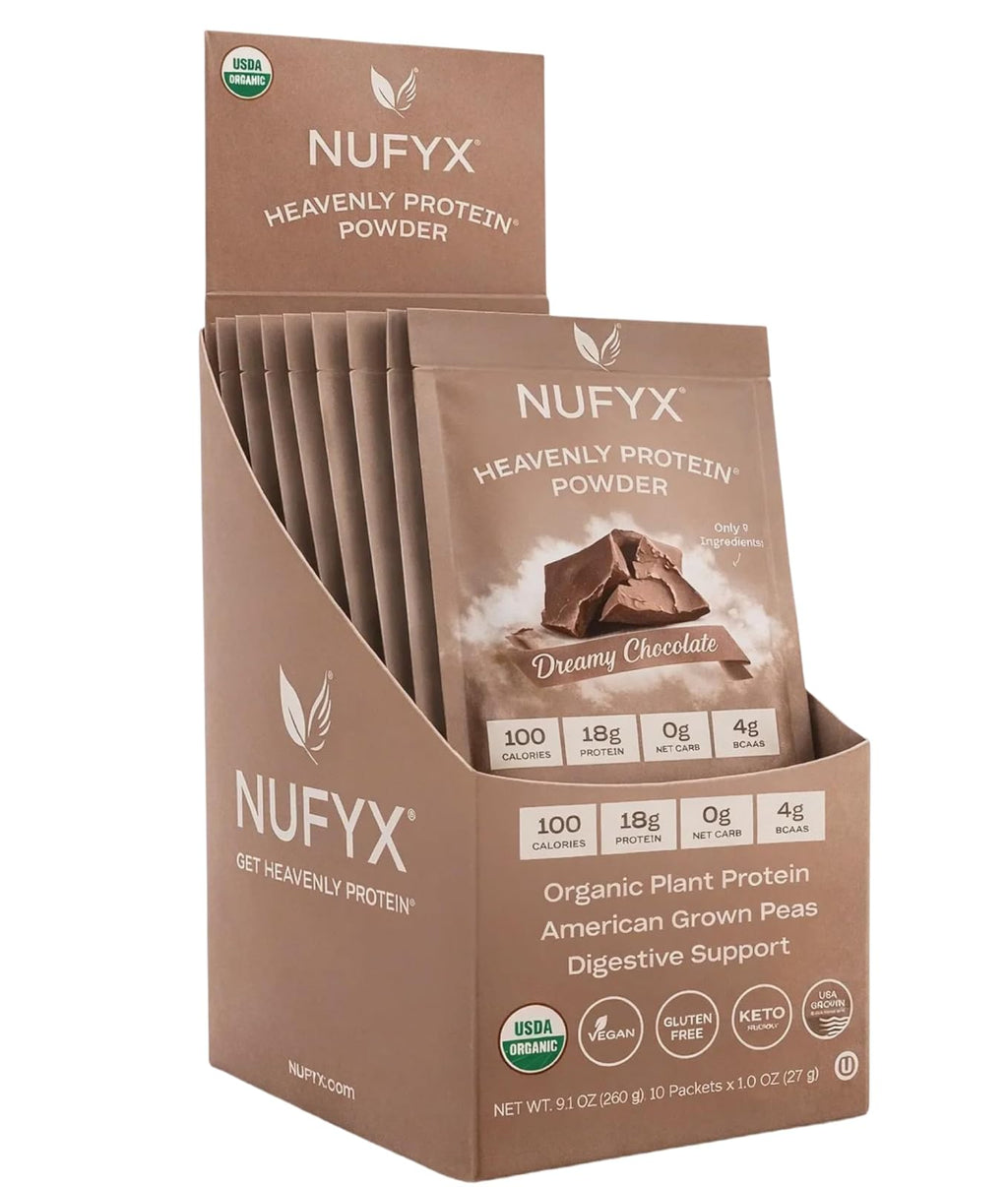 NUFYX plant protein blend packets