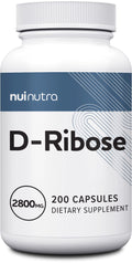 NUI NUTRA D-Ribose energy booster