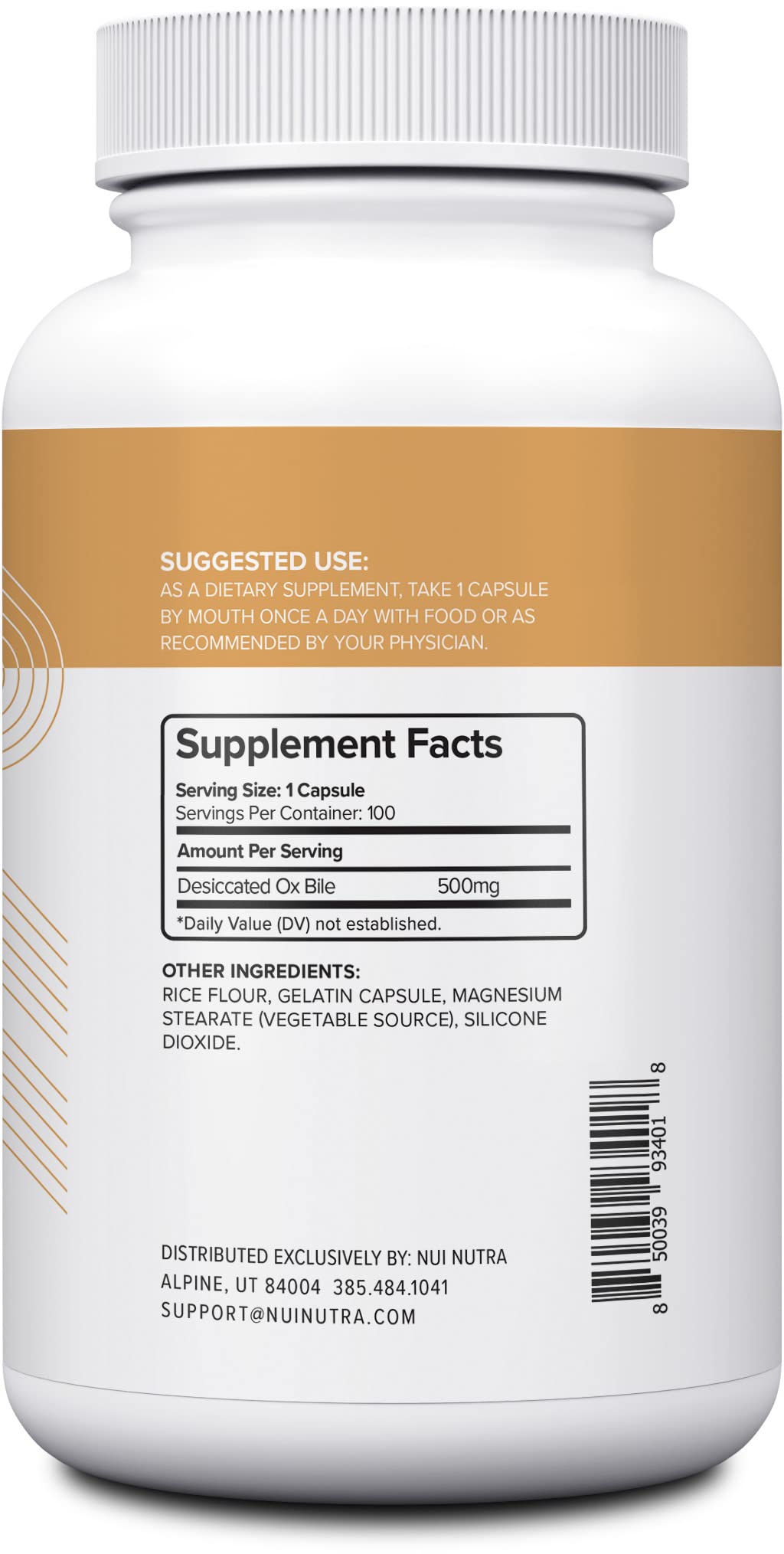 NUI NUTRA Ox capsules for health