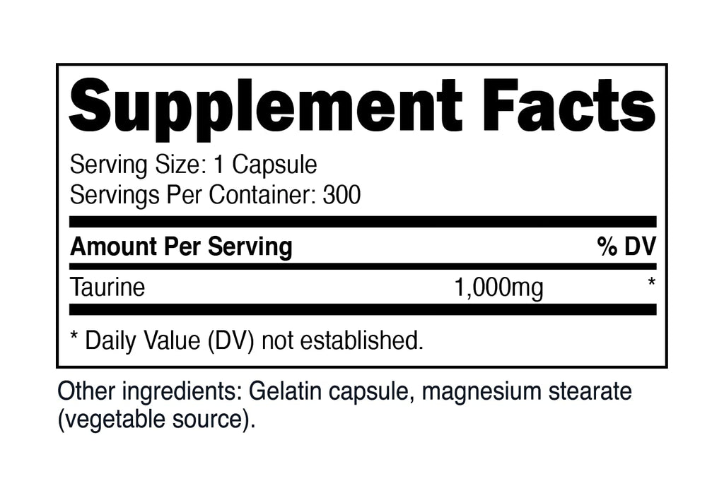 NUI NUTRA Taurine for liver function