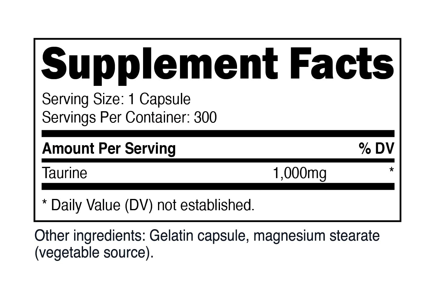 NUI NUTRA Taurine for liver function