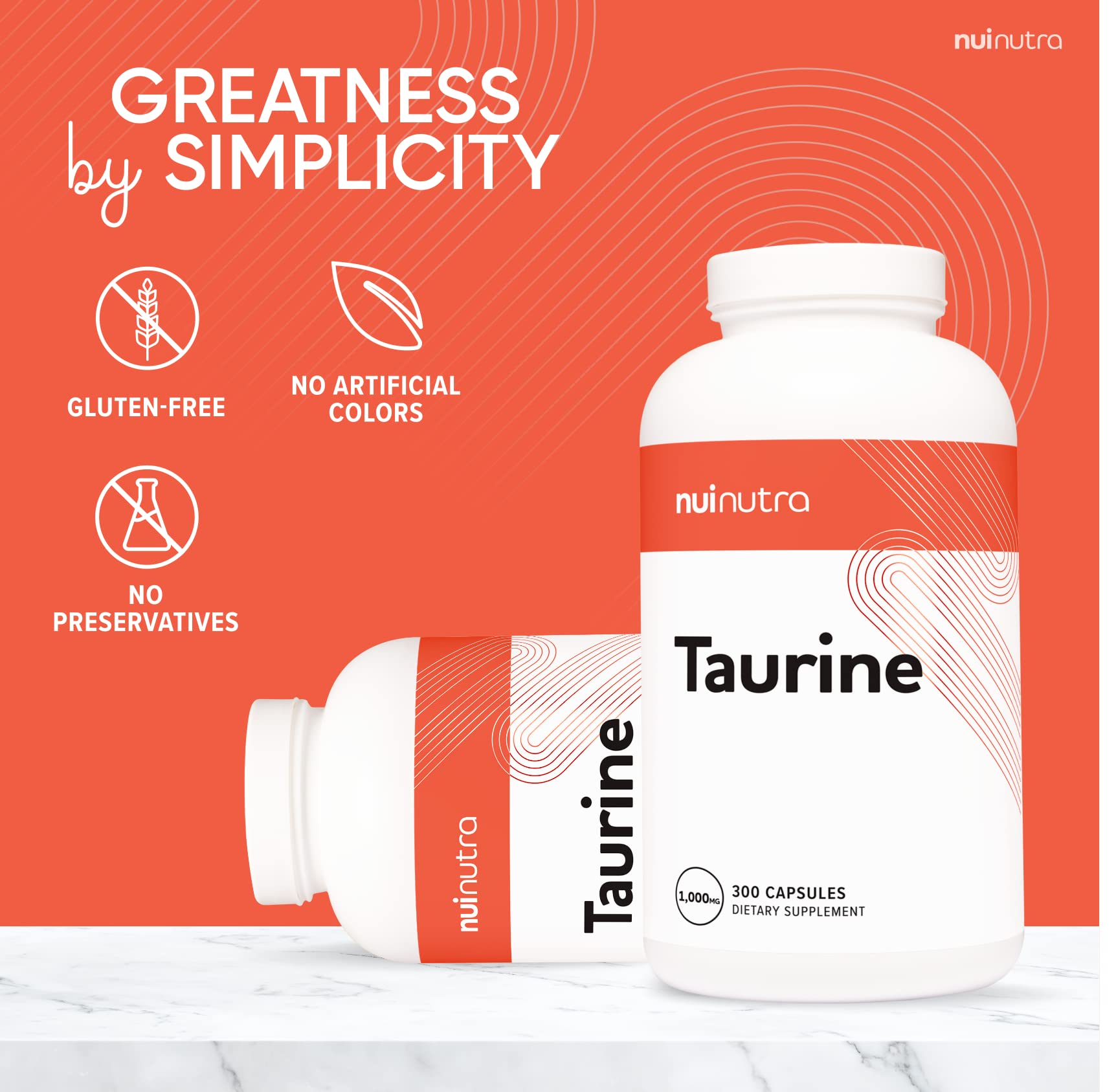 NUI NUTRA Taurine immune support