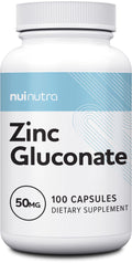 Nui Nutra zinc supplement for immunity